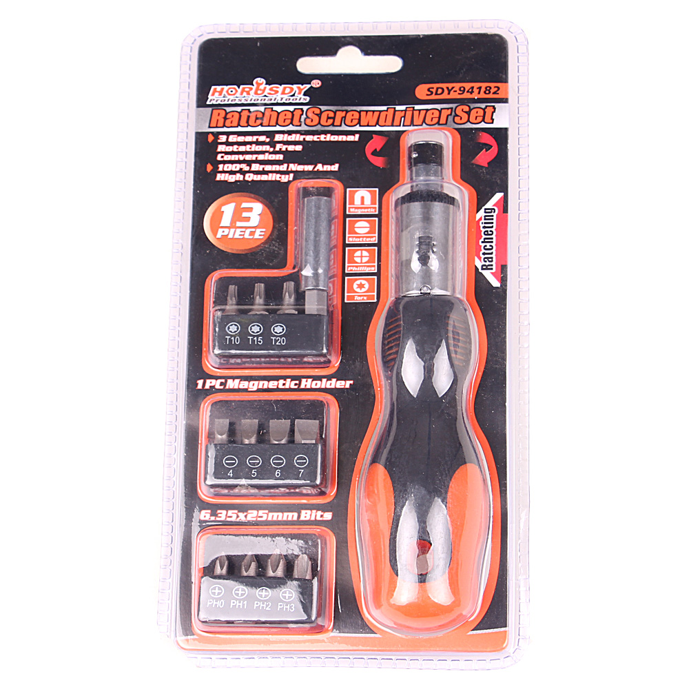 Sada šroubováků s magnetickou ráčnou 13 ks | Venda.cz - Nejlevnější slevový portál se zbožím